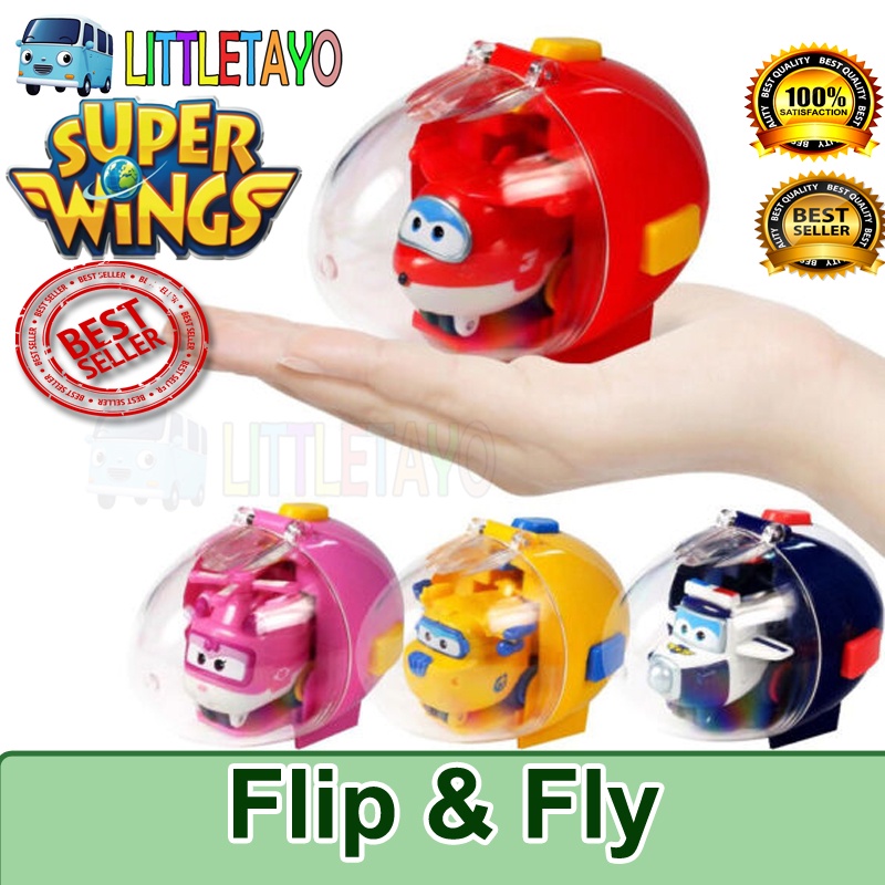 Jual SUPER WINGS EGG FLIP AND FLY CAPSULE LAUNCHER JETT ORIGINAL AULDEY ...