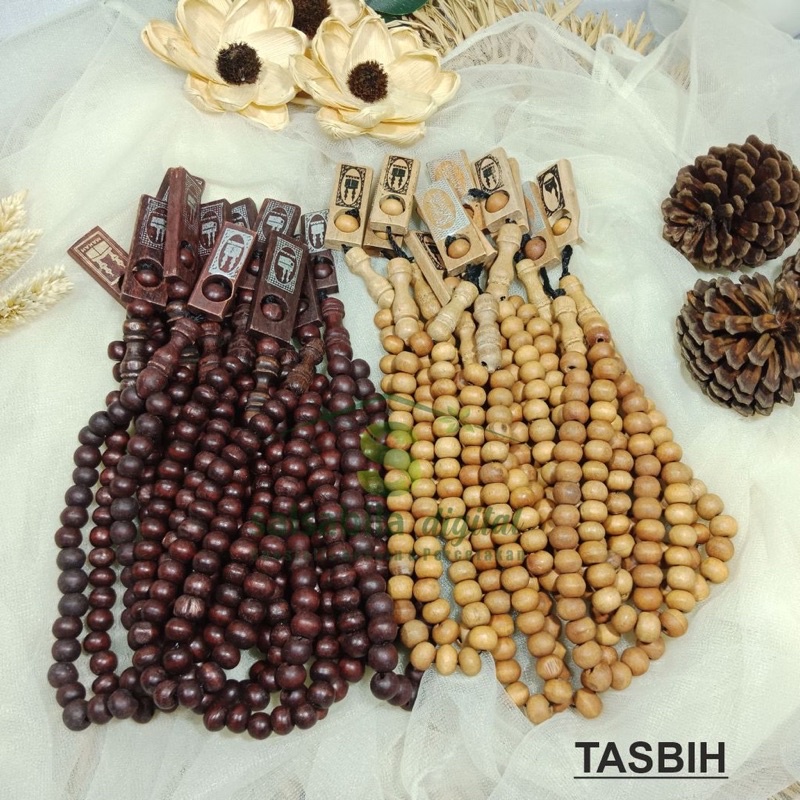Jual Tasbih Kayu 33 Tasbih Kayu Souvenir | Shopee Indonesia