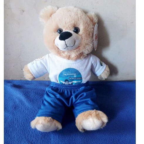 Jual Boneka Teddy Maskot World Para Swimming Championship | Shopee ...