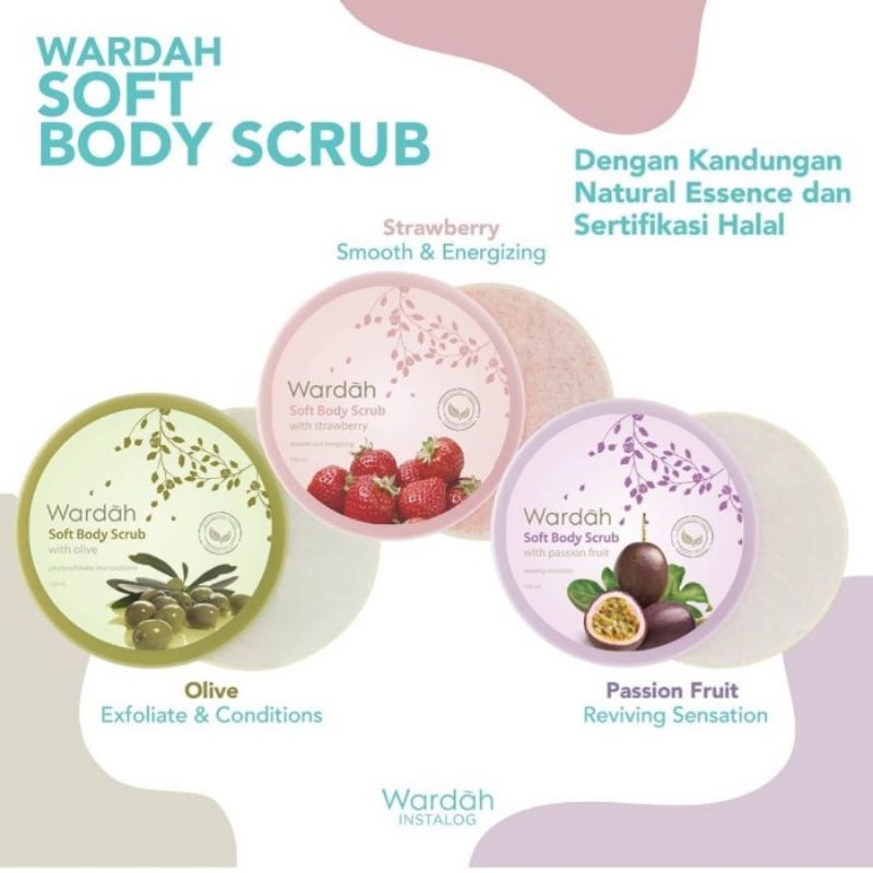 Jual original WARDAH Soft Body Scrub 150ml (Lulur) ~ Lulur wardah ...