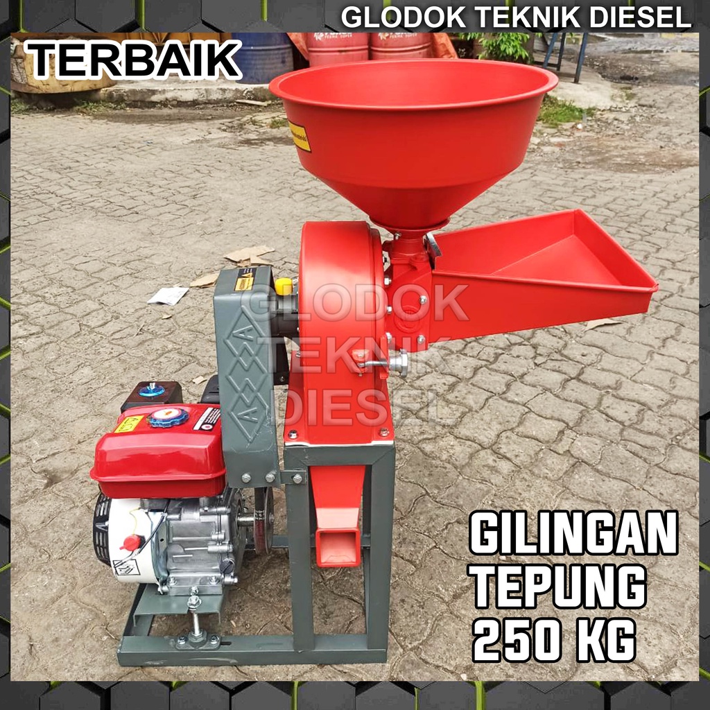 Jual Mesin Gilingan Tepung Disk Mill / Penepung Giling Biji-bijian ...