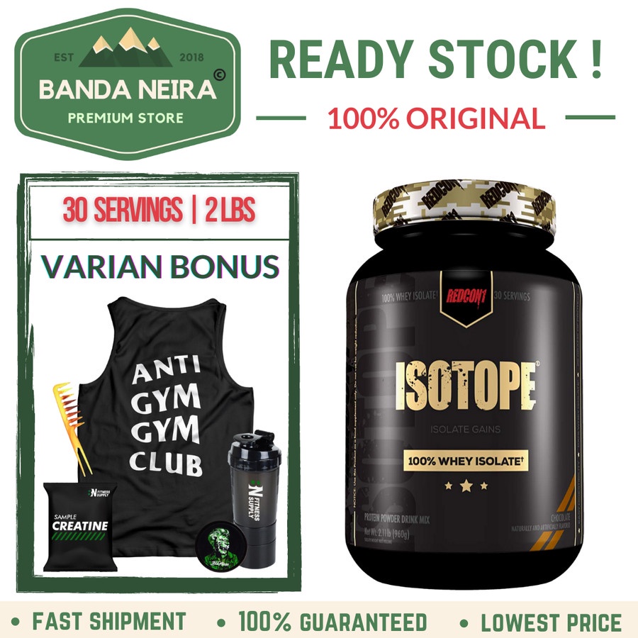 Jual REDCON1 / REDCON 1 ISOTOPE 100% Whey Isolate Protein Powder ...