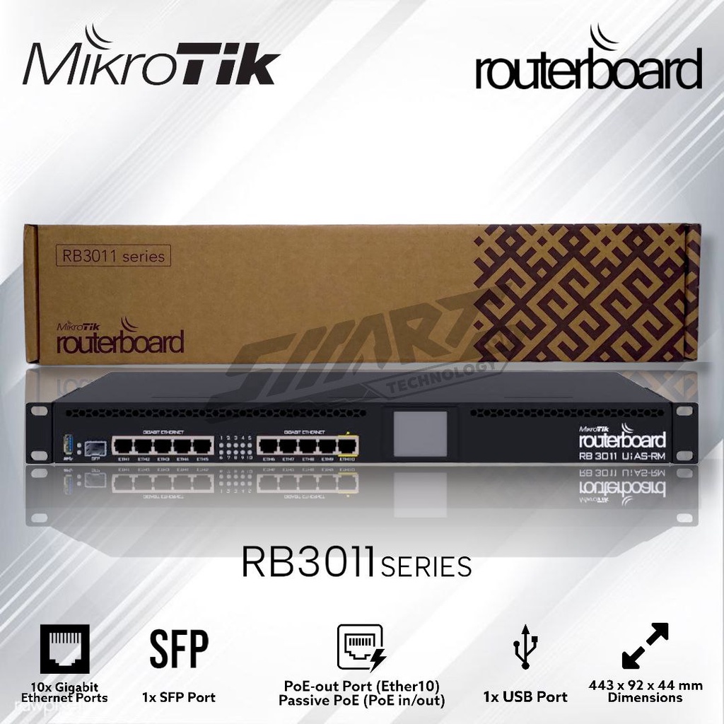 Jual MikroTik RB 3011 UiAS RM RB3011UiAS-RM | Shopee Indonesia