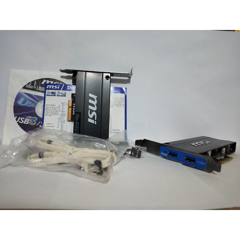 Jual MSI Star USB 3 / SATA 6 PCI-E Controller Card GARANSI 1 TAHUN ...
