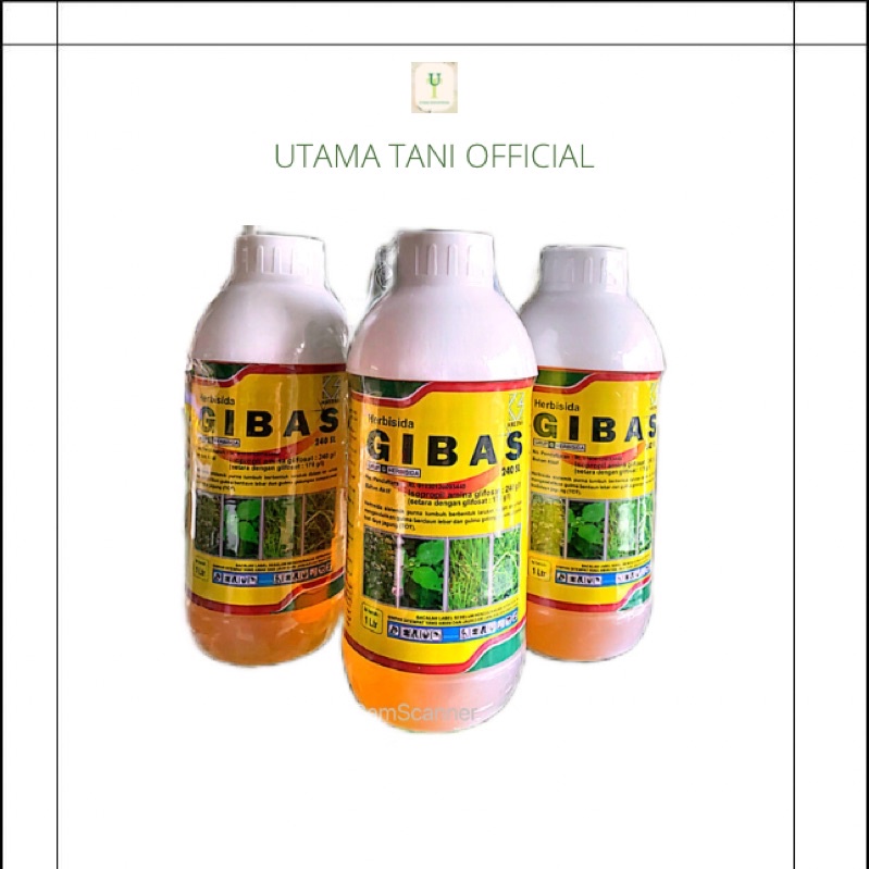 Jual HERBISIDA PEMBASMI RUMPUT DAN GULMA GIBAS 240 SL (1 LITER ...
