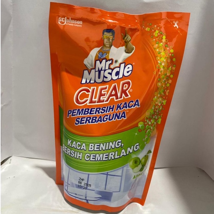 Jual MR. MUSCLE CLEAR LIQ APEL RFL 400ML | Shopee Indonesia