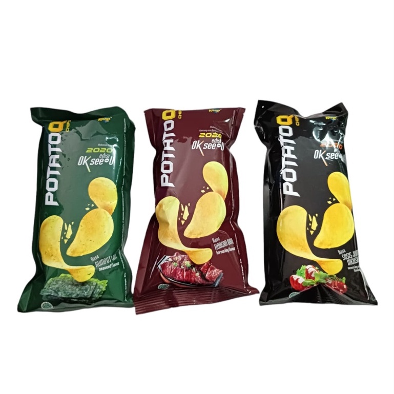 Jual Cemilan PotatoQ Chips - Rumput laut, Korean Bbq, Sosis Jumbo Mexico | Shopee Indonesia