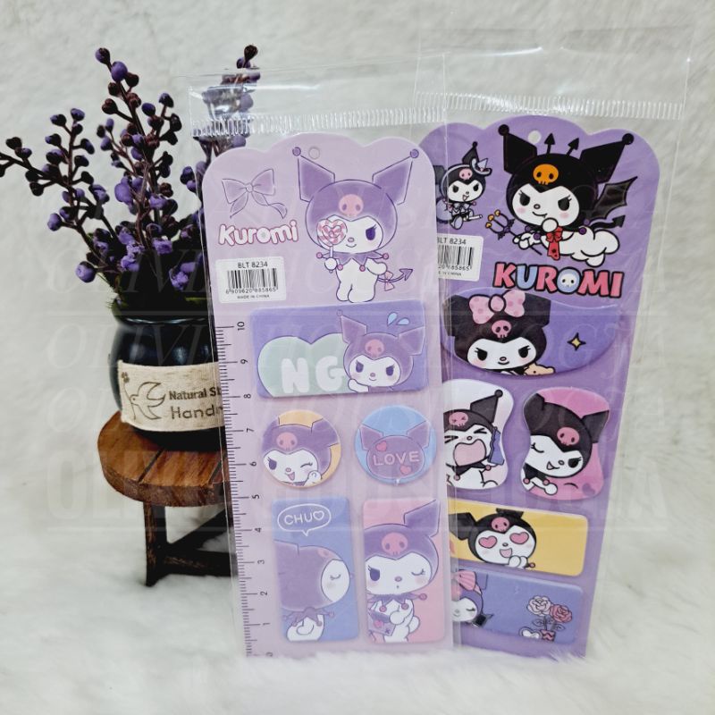 Jual Sticky Note Kuromi Ungu Page Marker Kuromi Note Kuromi | Shopee ...