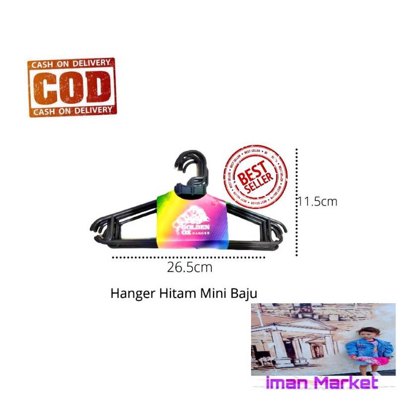 Jual Hanger Mini isi 12pc/ Hanger Kecil/ Gantungan Baju | Shopee Indonesia