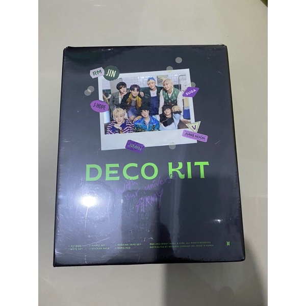 Jual Ready Stock 2022 BTS DECO KIT WITH OUR UNIVERSE ARMY BTS PHOTOCARD ...