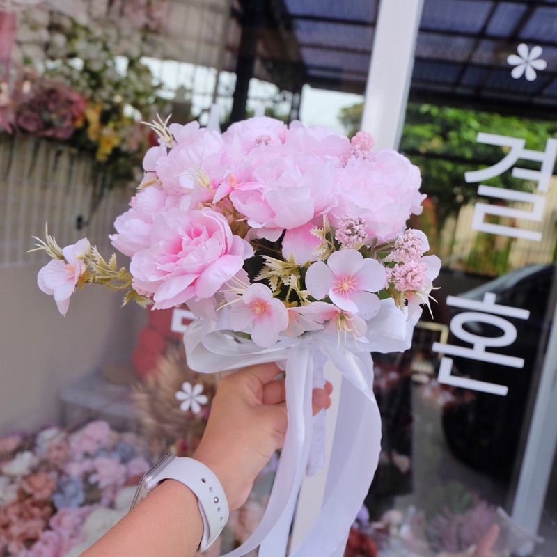 Jual Buket bunga wedding prewedding photoshoot flower bouquet | Shopee ...