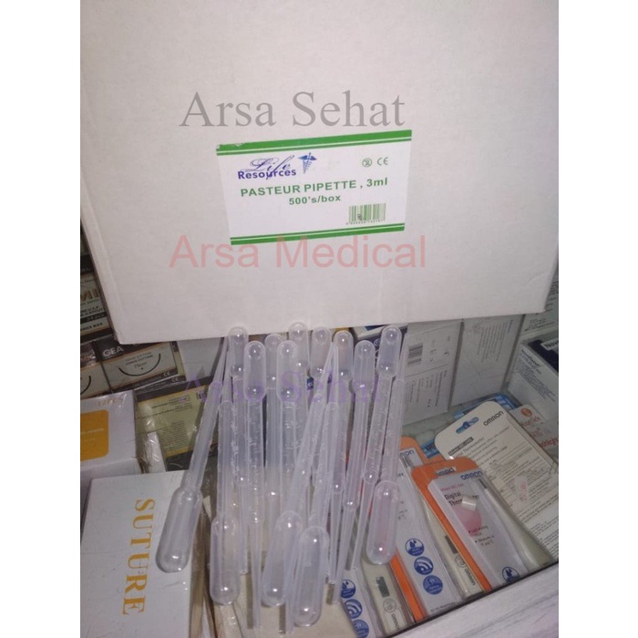 Jual Pipet Pasteur Plastik 3 ml 10pcs / Pasteur Dropping Pipette 3ml ...