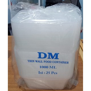 Jual Thinwall DM 1000 ml REC (25 pcs) | Shopee Indonesia