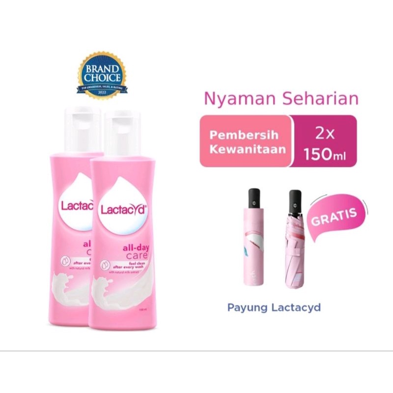 Jual Package : Lactacyd Feminine Wash 150ml (free payung) | Shopee Indonesia