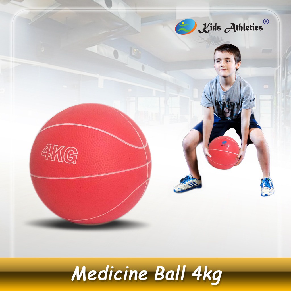 Jual Medicine Ball 4kg Kids Athletik | Shopee Indonesia