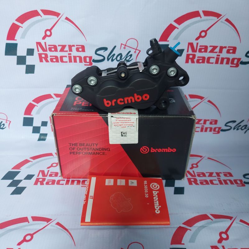 Jual Kaliper Brembo 4 Piston 1 Pin Black Original | Shopee Indonesia