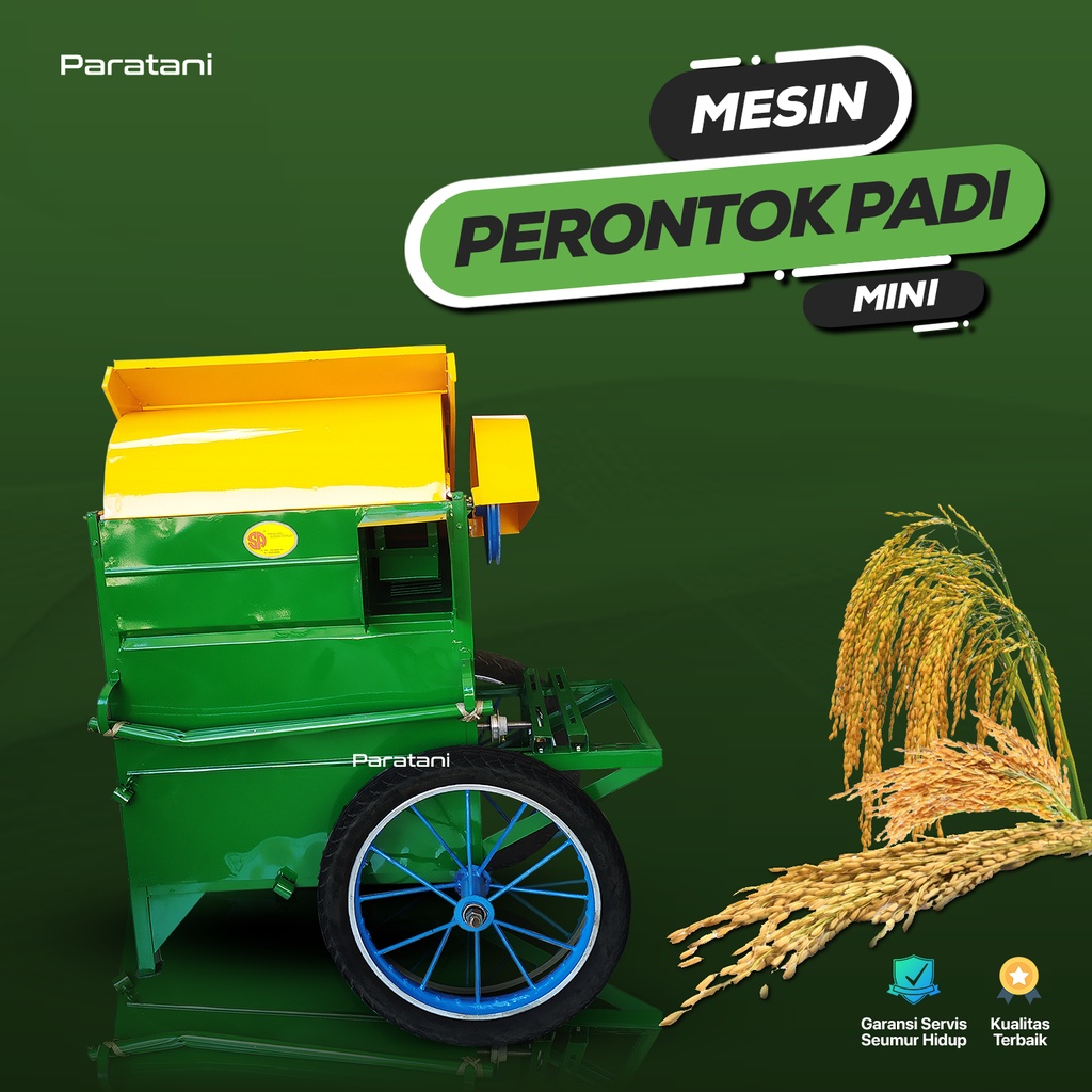 Jual Mesin Perontok Padi Mini Roda Fullset Pemipil Dos Padi | Shopee ...