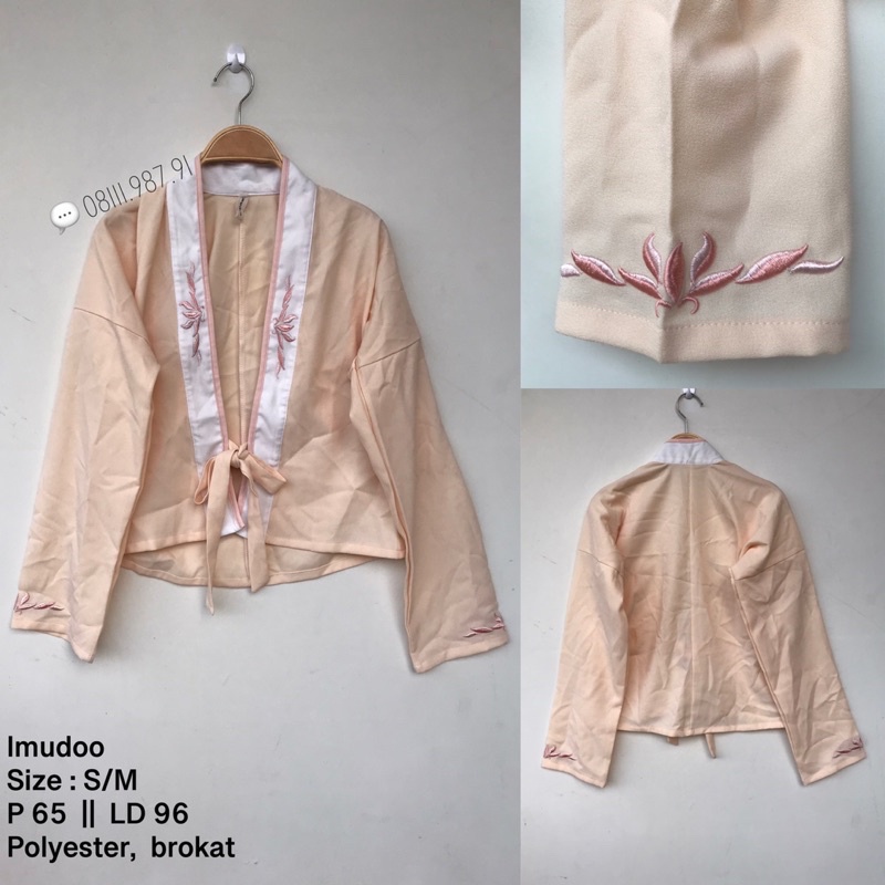 Jual outer atasan tradisional traditional korea hanbok hwarot jeogori ...