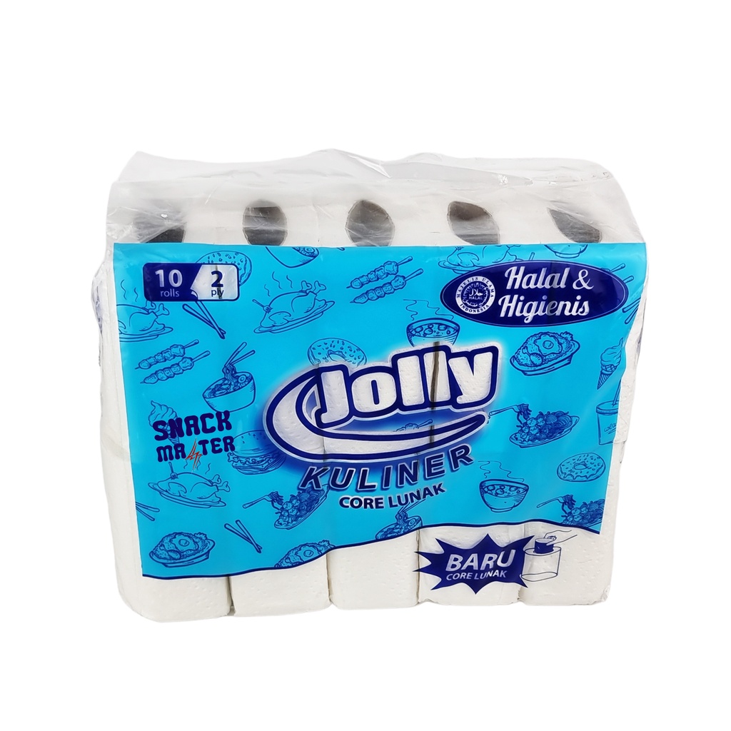 Jual Tisu JOLLY Kuliner Tissue Napkin Tisu Dapur Core Lunak - 10 Rolls ...