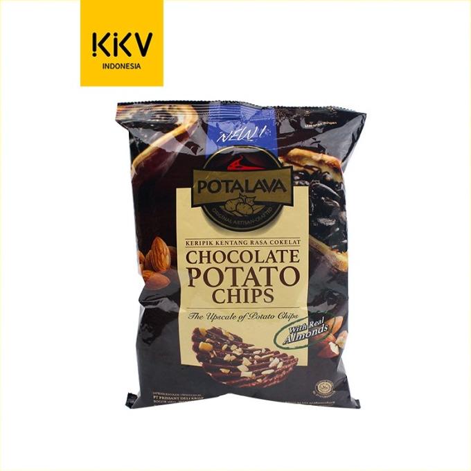Jual KKV Potalava Chocolate Potato Chips 100g | Shopee Indonesia