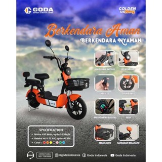 Jual Sepeda Listrik Goda 140 Viper 500W Bonus Helm, Sepeda Listrik ...