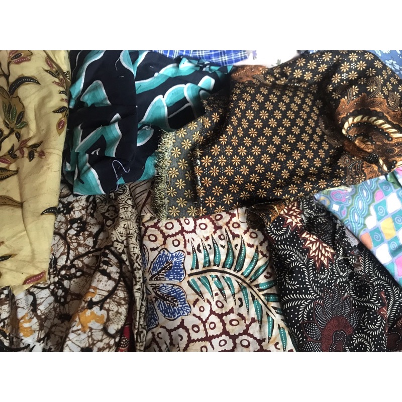 Jual bahan multi kain perca batik sisa potongan (kiloan) | Shopee Indonesia