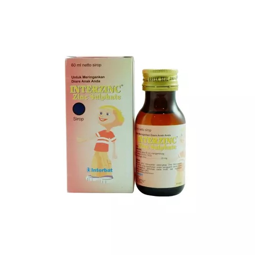 Jual INTERZINC SYRUP 60 ML / STRIP ISI 10, suplemen zinc | Shopee Indonesia