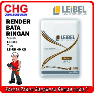 Jual Leibel Semen Mortar RENDER Bata Ringan 40 kg LB-RD | Shopee Indonesia