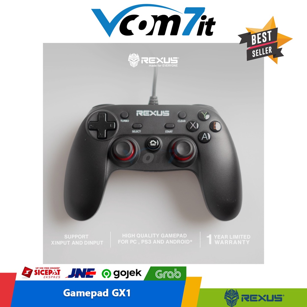 Jual Rexus Pro Gaming Gamepad Gladius GX1 | Shopee Indonesia