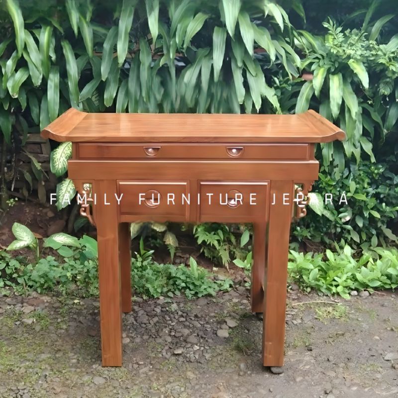 Jual meja altar meja sembahyang kayu jati Jepara | Shopee Indonesia