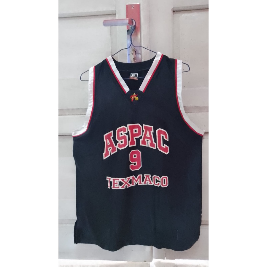 Jual Jersey Basket Aspac Texmaco Ali Budimansyah Original | Shopee ...
