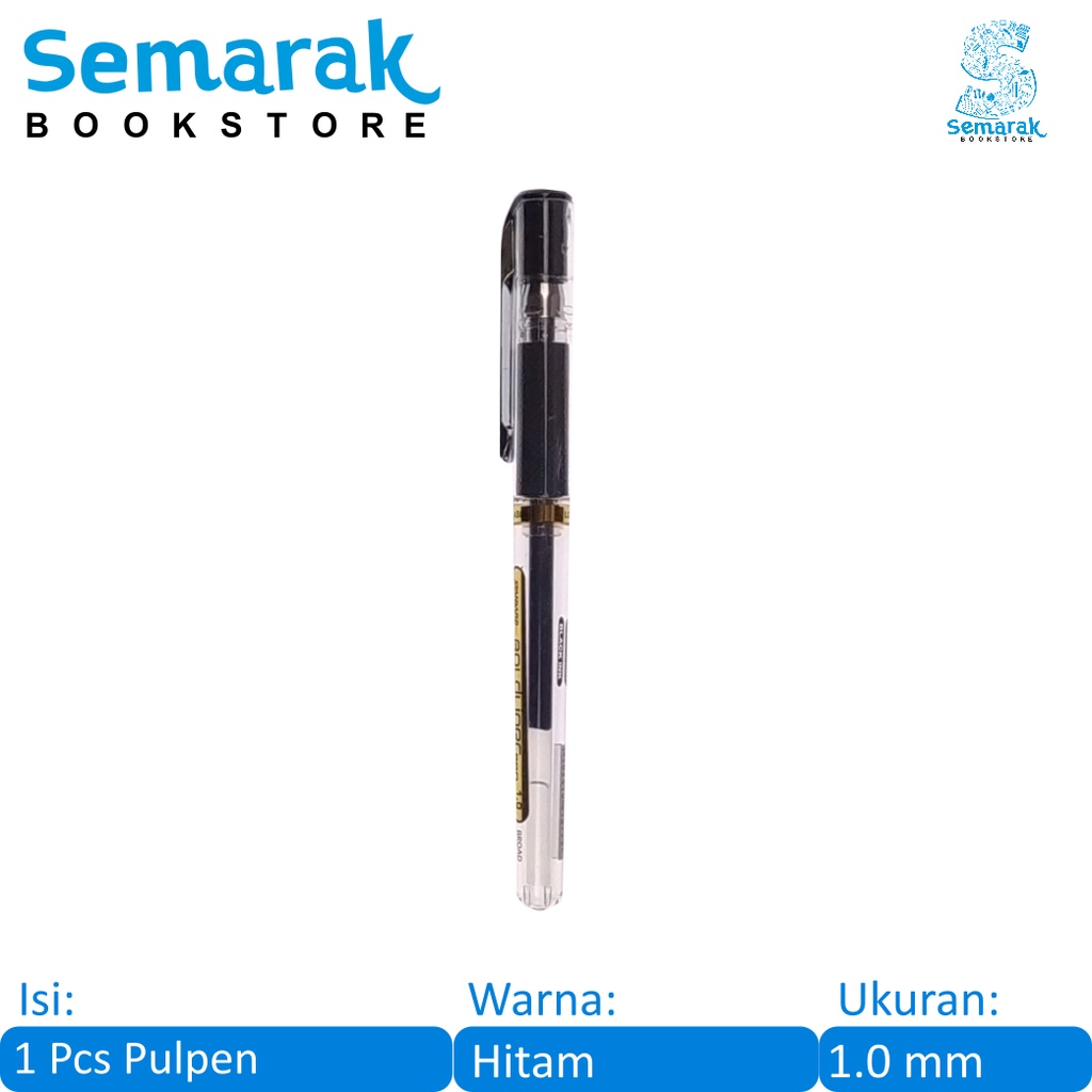 Jual Standard Boldliner Pro Signature Pen Pulpen Gel Tanda Tangan Tebal ...