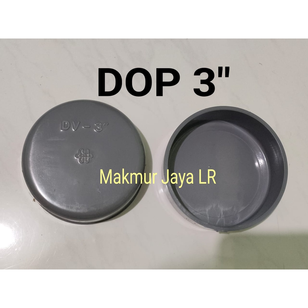 Jual DOP 3 inch PVC Tutup Pipa 3" Polos Tanpa Drat / END CAP 3 dem / Fitting Pipa PVC | Shopee ...