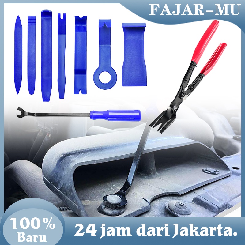 Jual Auto Car Trim Removal Tool Kit Panel Door Fastener Auto Pengungkit ...