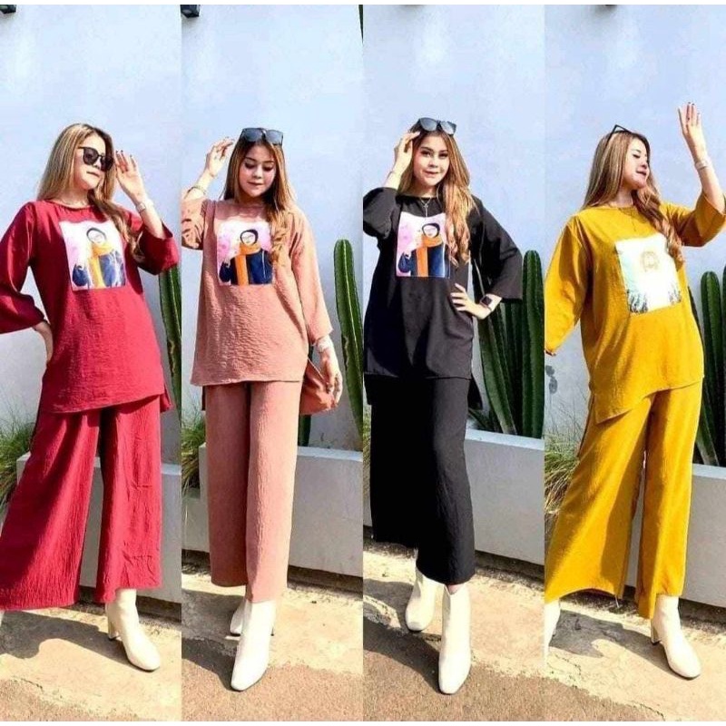 Jual ONE SET JENE CRINKLE AIRFLOW VIRAL // ONESET VIRAL 2022 // PAKAIAN ...