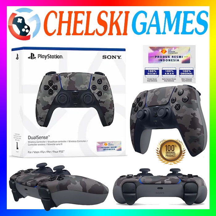 Jual STIK PS5 DualSense GRAY CAMOUFLAGE / PS5 Controller Stick PS5 ...