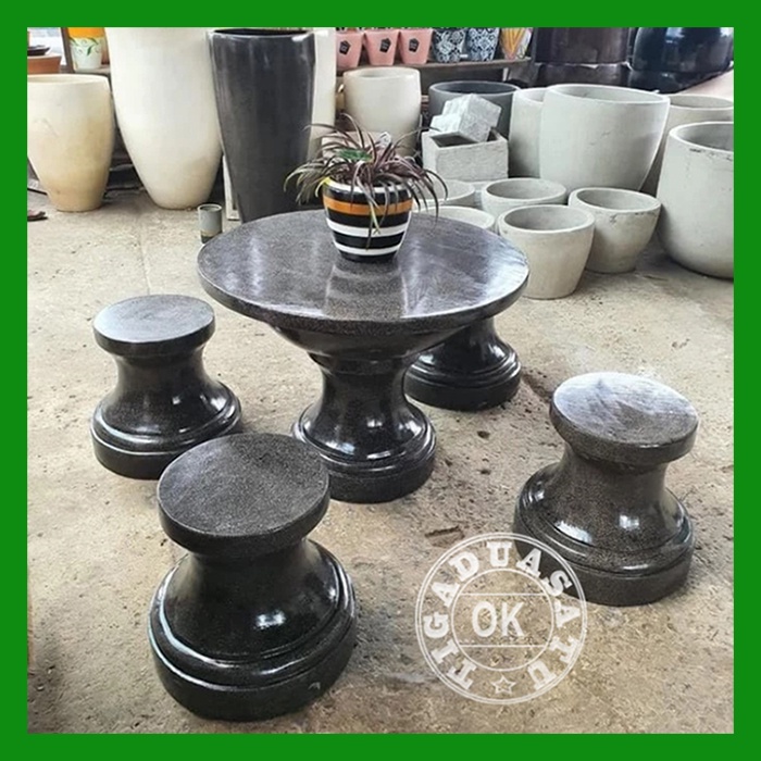 Jual Meja Bangku Taman Teraso Handmade - Hitam | Shopee Indonesia