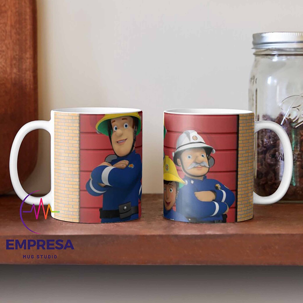 Jual Fireman Sam Design Ceramics Water Coffee Tea Mug | Shopee Indonesia