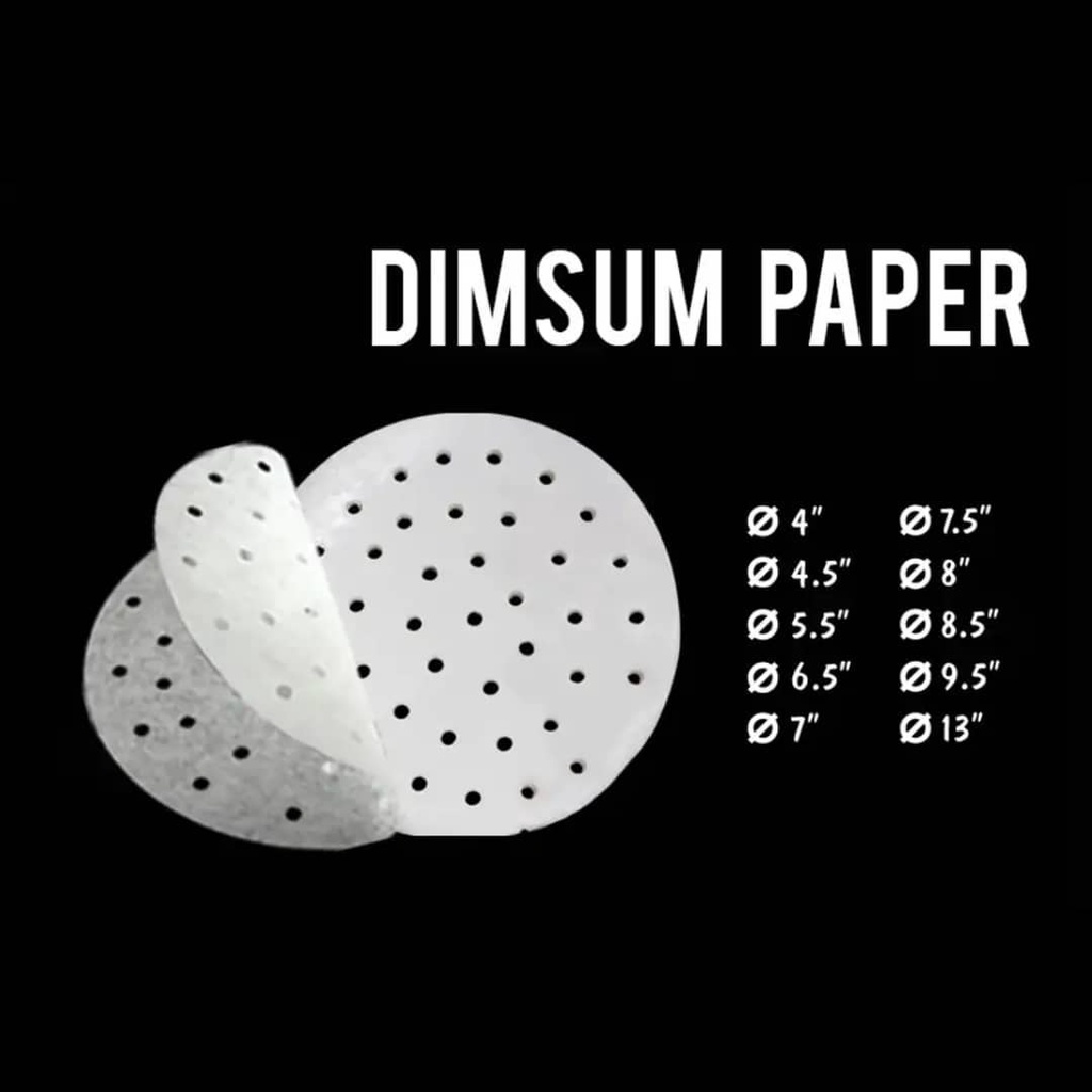 Jual Kertas Dimsum Paper Round 7" Pack 500 sheets | Shopee Indonesia
