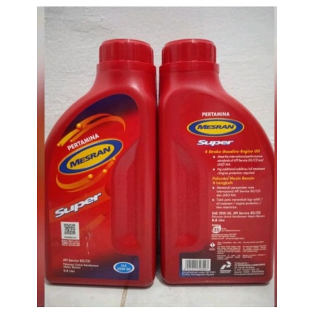 Jual OLI MESRAN SUPER SAE 20W-50 800ml | Shopee Indonesia