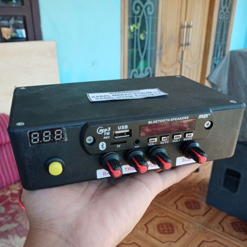 Jual power amplifier 12-24 volt power amplifier mobil truk full bas ...