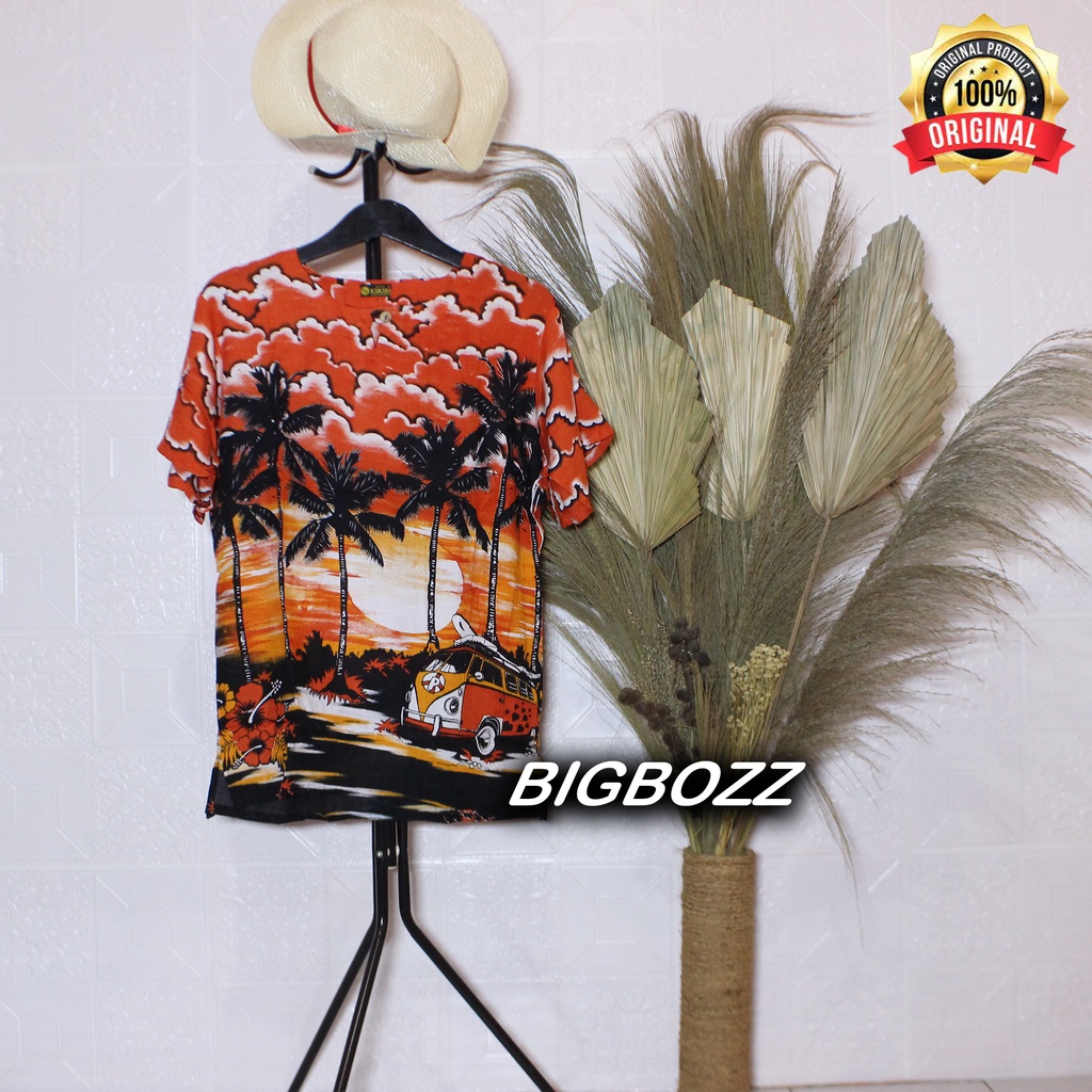 Jual NEW COD BAJU KATUN BALI MOTIF PANTAI BUS PRIA WANITA / BAJU PANTAI ...