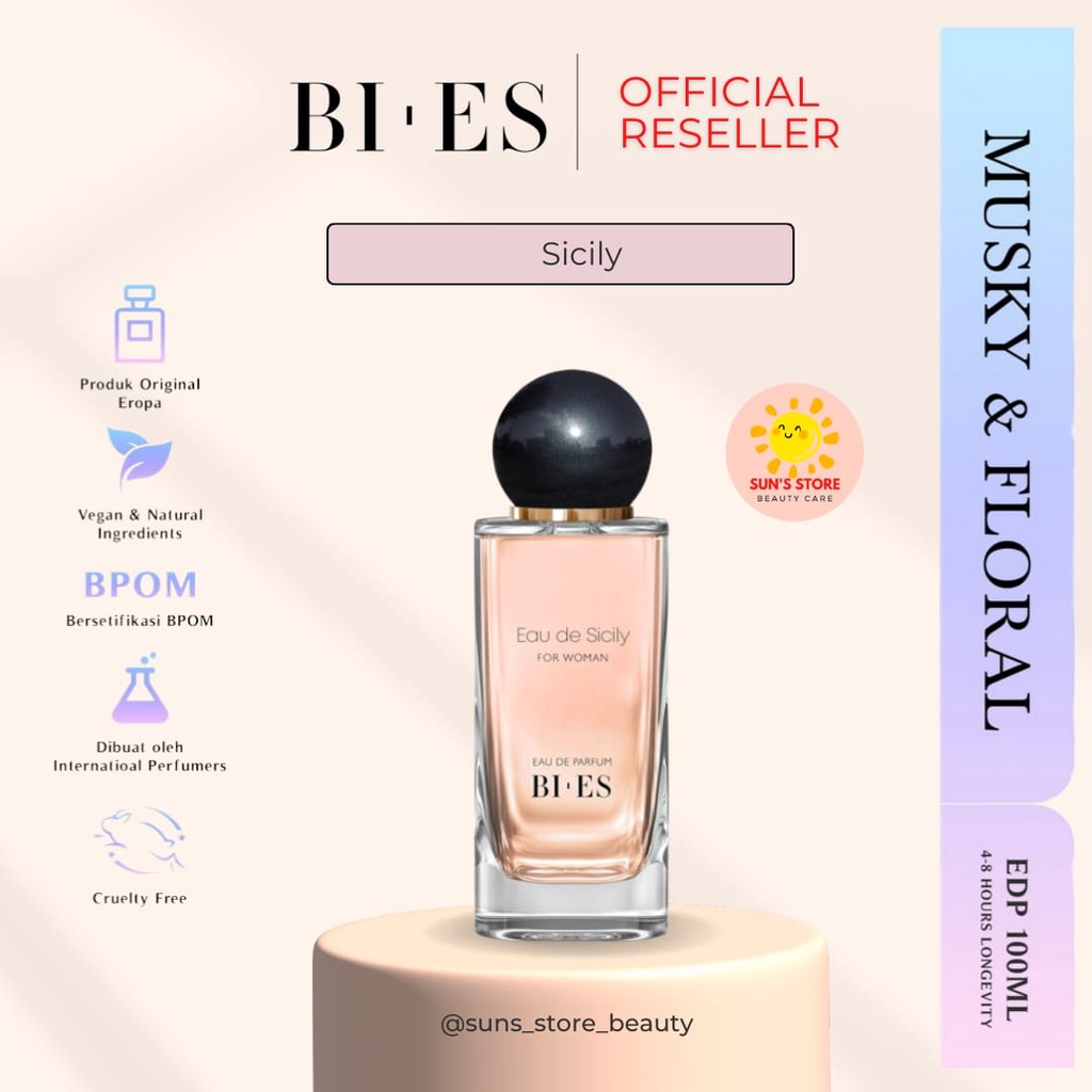 Jual BIES Bi Es Eau De Sicily- EDP 100ml | Shopee Indonesia