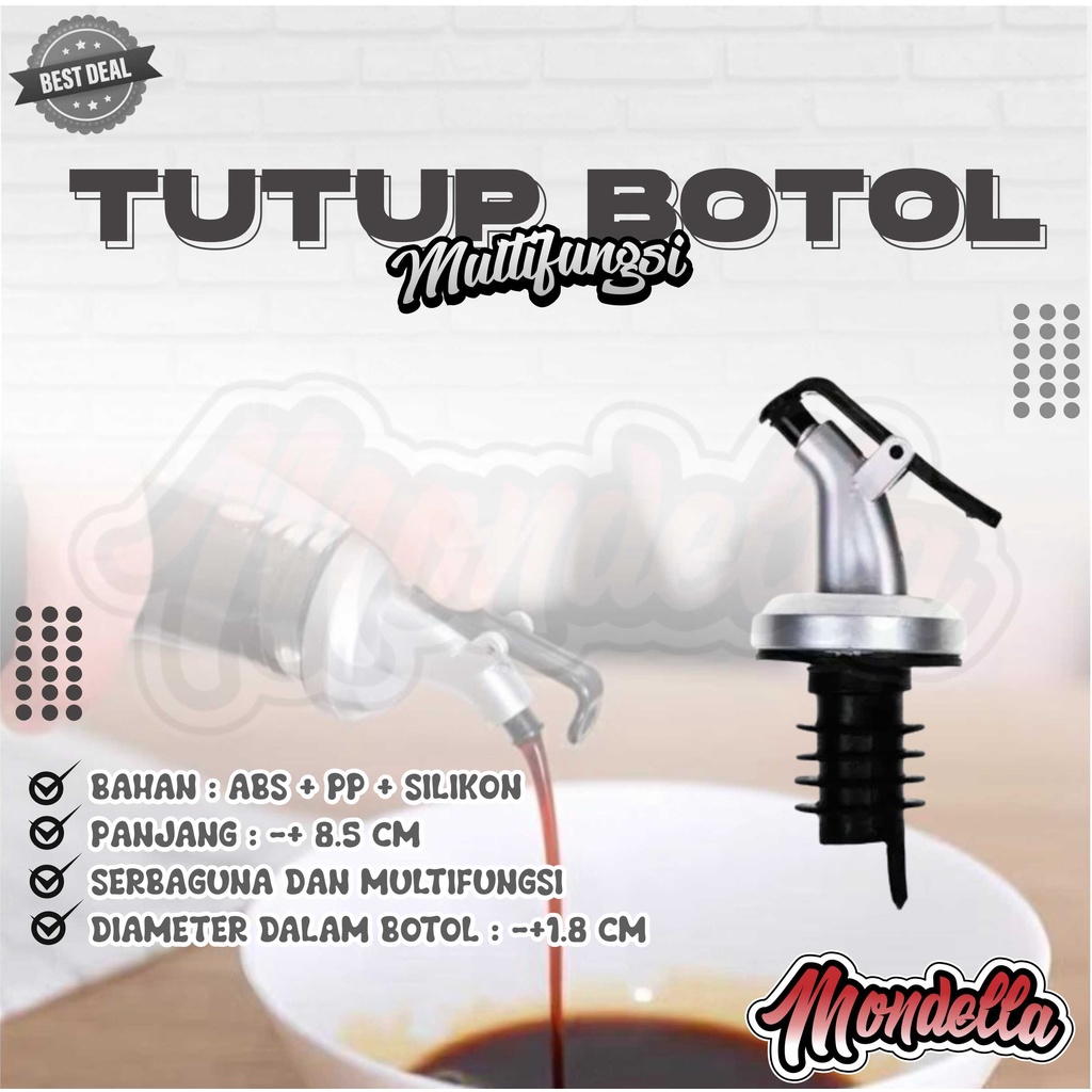 Jual Tutup Botol Serbaguna Tutup Botol Dispenser Multifungsi Penuang ...