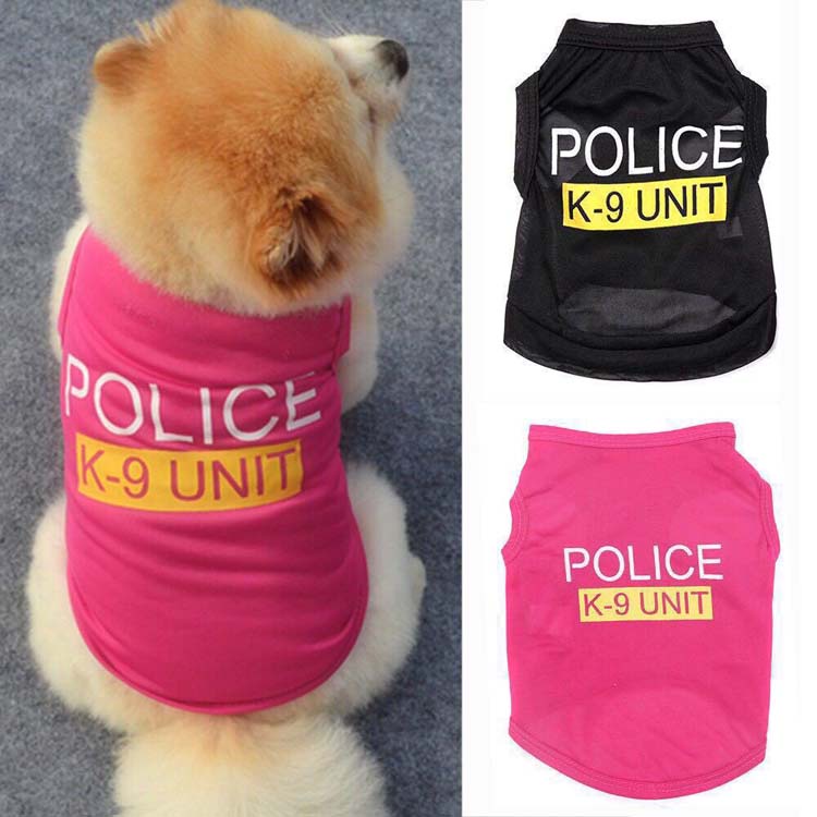 Jual Pakaian kucing/Baju Kucing/ Pakaian Kostum Kucing motif Police ...