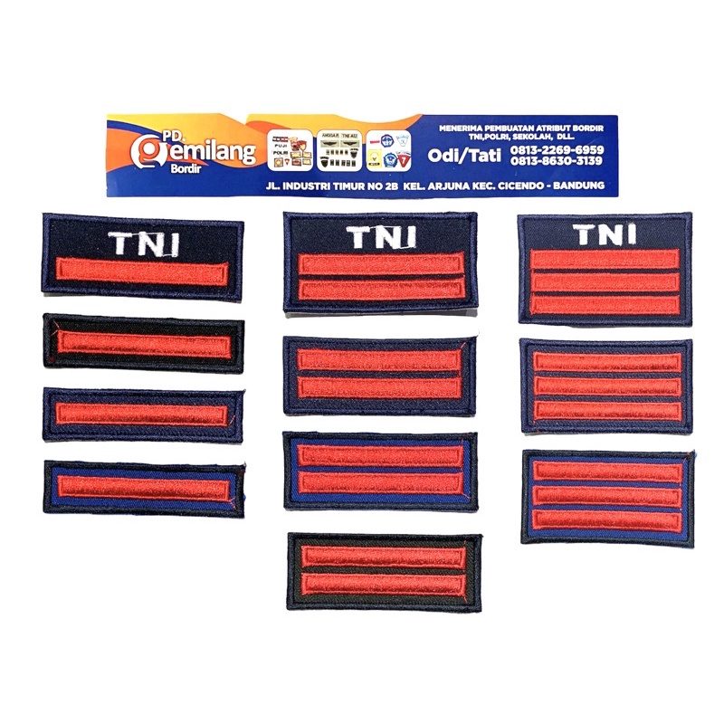 Jual PANGKAT TNI AU | Pangkat Prada Pratu Praka | PDL-PDH-SBP-PDH SUS ...