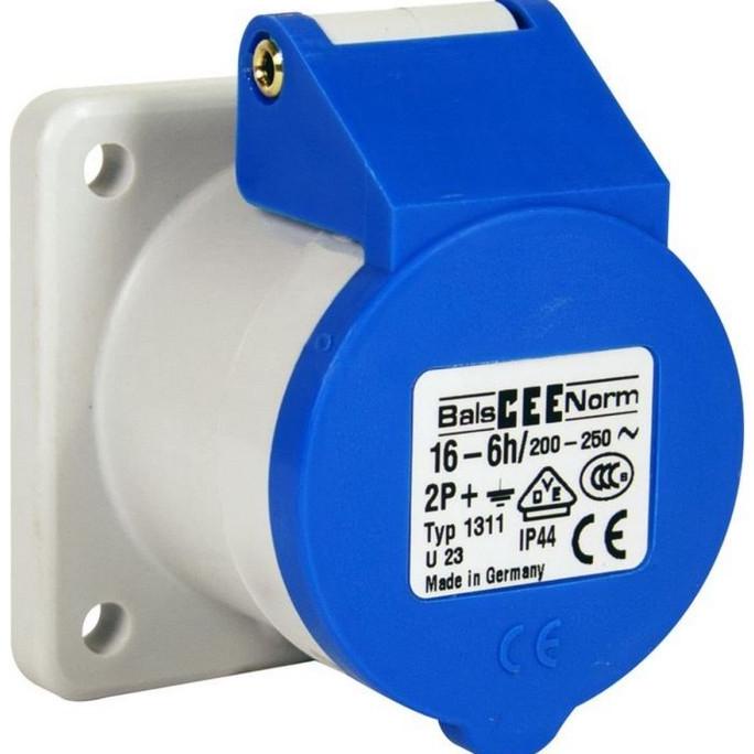 Jual ~~~~~] Stop Kontak 3 Phase 3P 16A 3K 16A Panel Mounting Socket 3 ...