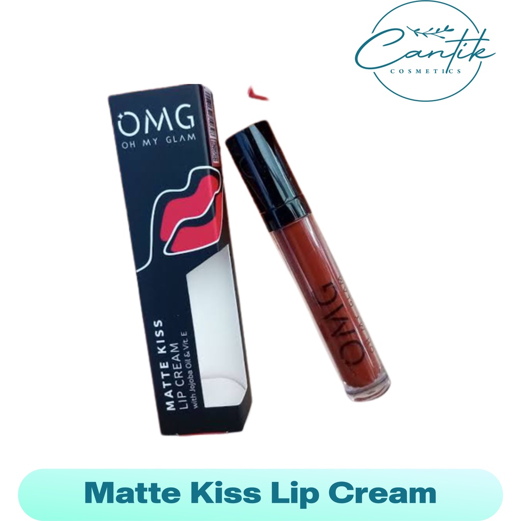 Jual OMG Oh My Glam Matte Kiss Lip Cream 3.5g ( lipstick lipstik ...