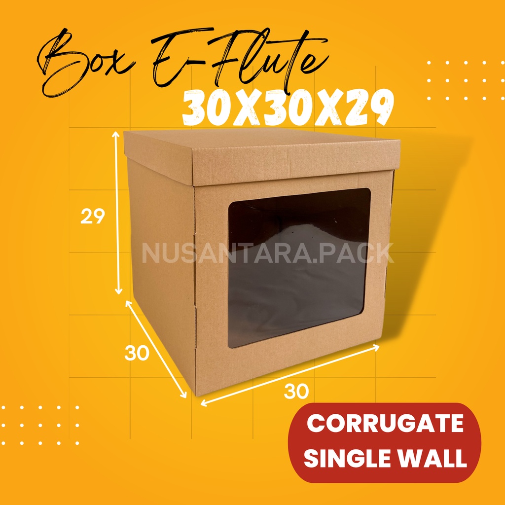 Jual E-FLUTE Kotak Kue Tart Dus Cake Pudding Tower Bucket Hampers ...