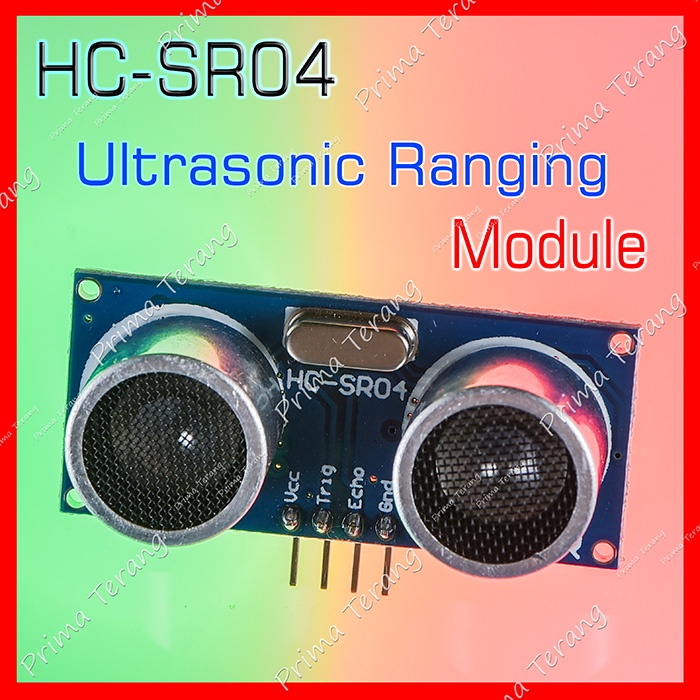 Jual HC-SR04 sensor jarak ultrasonik / ultrasonic wave HC SR04 arduino ...